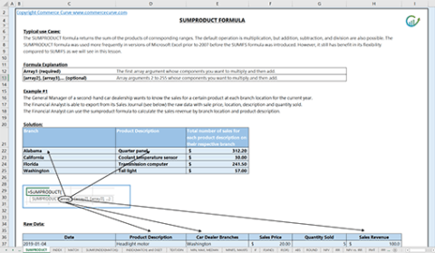 Ultimate Excel Training | Advanced Excel Formulas - Commerce Curve